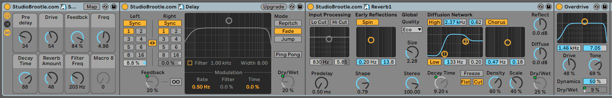 Spring Reverb Ableton - Studio Brootle