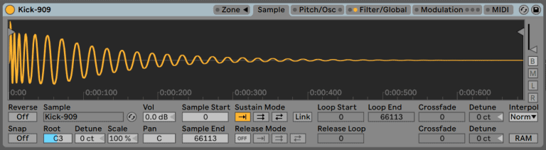 Ableton Sampler - Studio Brootle