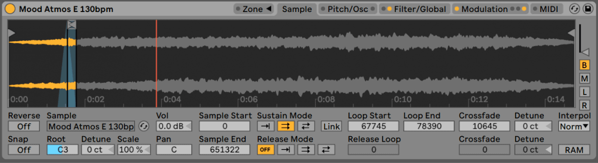 Ableton Sampler - Studio Brootle