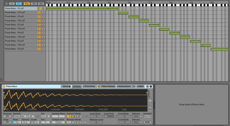 Ableton Sampler - Studio Brootle