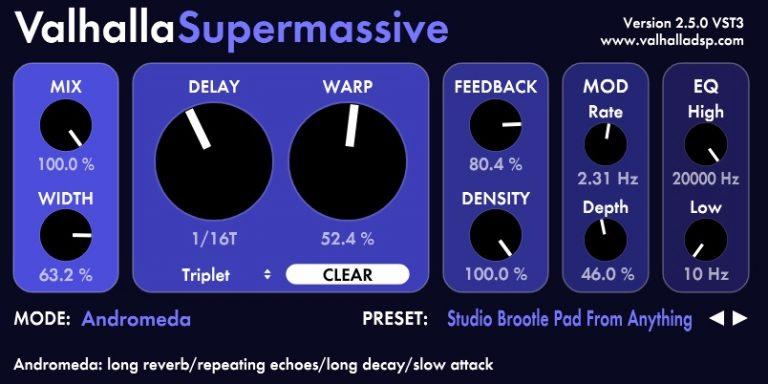 Valhalla Supermassive Tutorial (with presets) - Studio Brootle