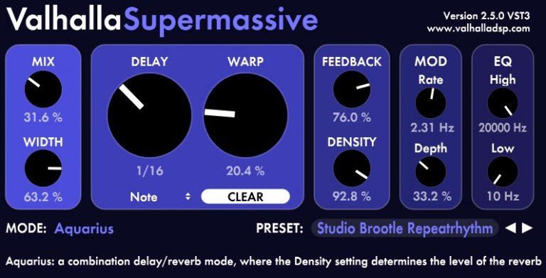 Valhalla Supermassive Tutorial (with presets) - Studio Brootle