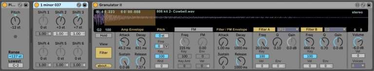 Ableton Granulator 2 Guide with patch examples - Studio Brootle