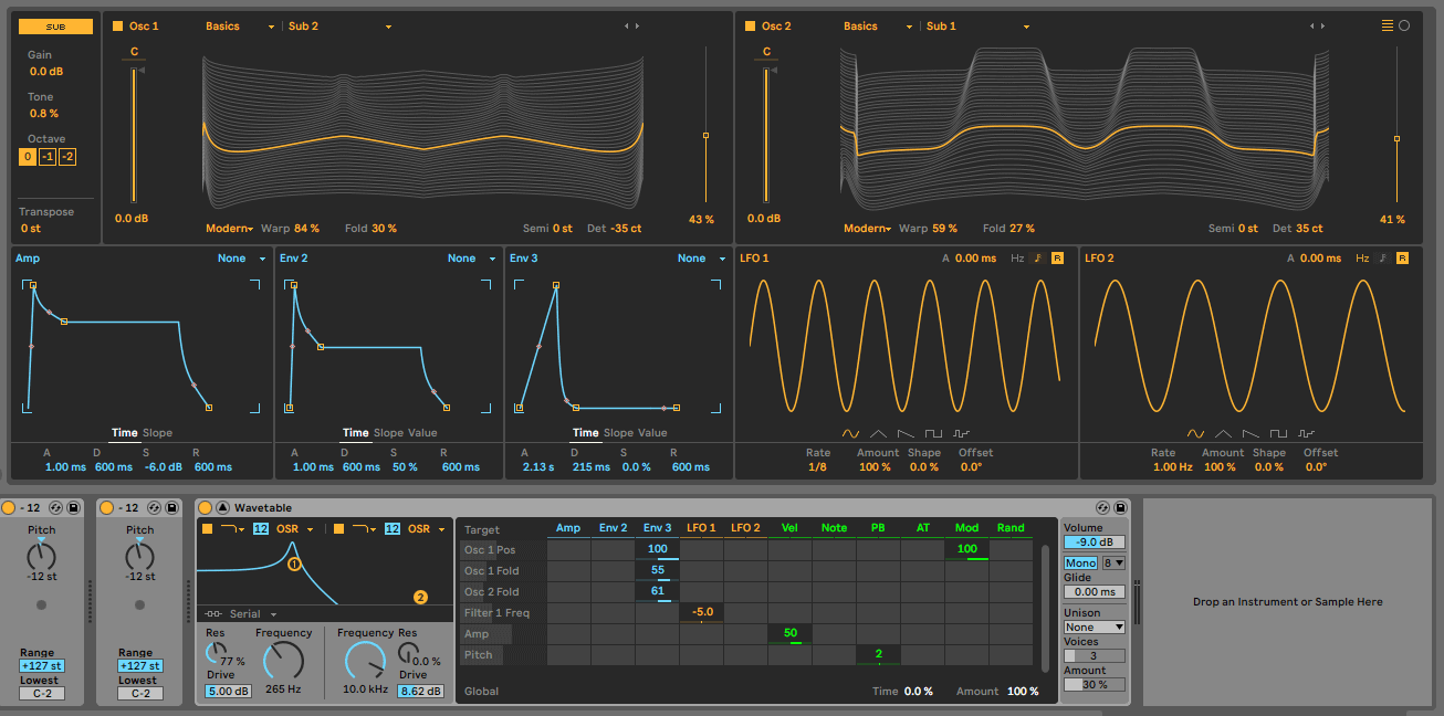 Free Ableton Wavetable Drum n Bass Reese Presets - Studio Brootle