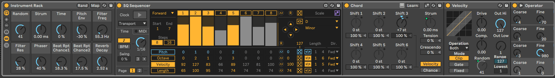 Velocity For Autechre Type IDM Sequences In Ableton - Studio Brootle