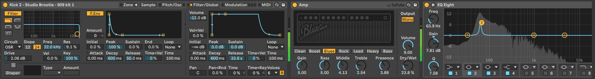 Making A Techno Rumble Kick In Ableton Live - step by step - Studio Brootle